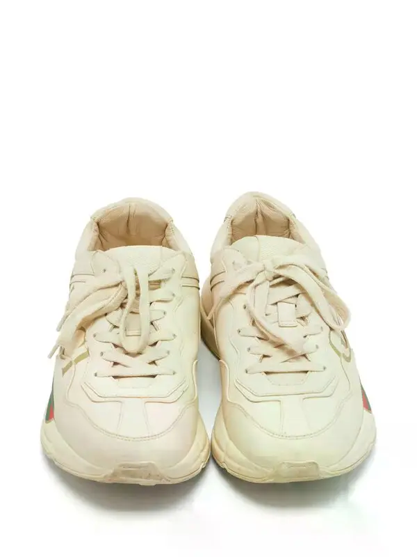 Gucci Rhyton Lace-up Sneakers - Neutrals