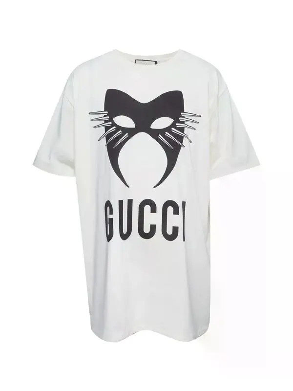 Gucci Manifesto Mask T-shirt - Neutrals