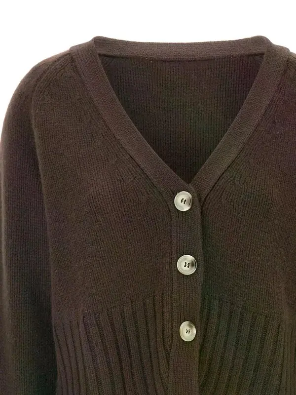 Soft Goat V-neck Cardigan