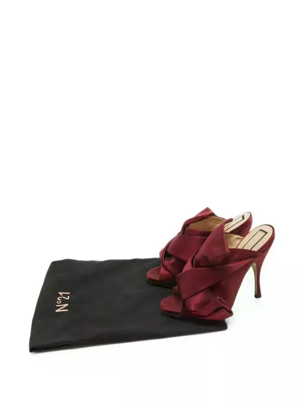 N°21 Raso Knot Heeled Mules