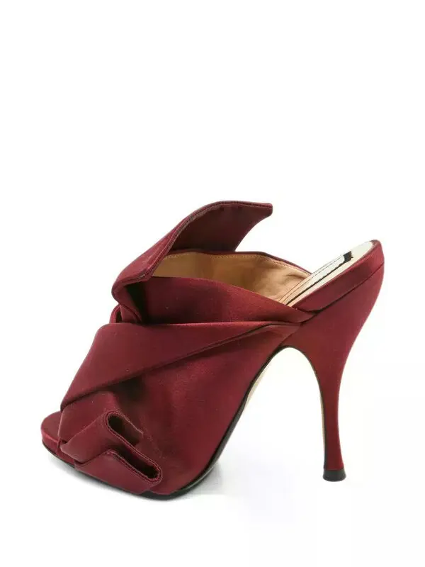 N°21 Raso Knot Heeled Mules