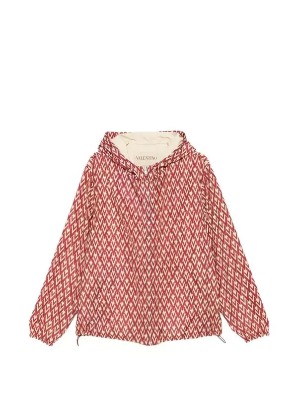 Valentino Garavani Vlogo Monogram Hooded Jacket
