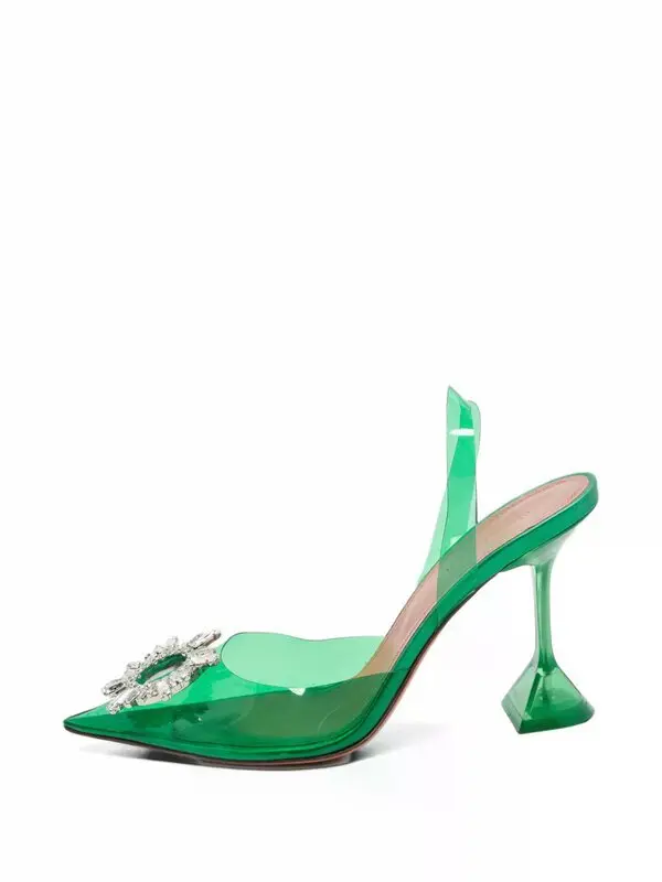 Amina Muaddi Begum Crystal-embellished Pumps