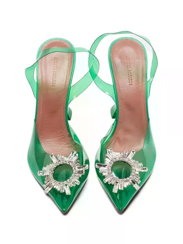Amina Muaddi Begum Crystal-embellished Pumps