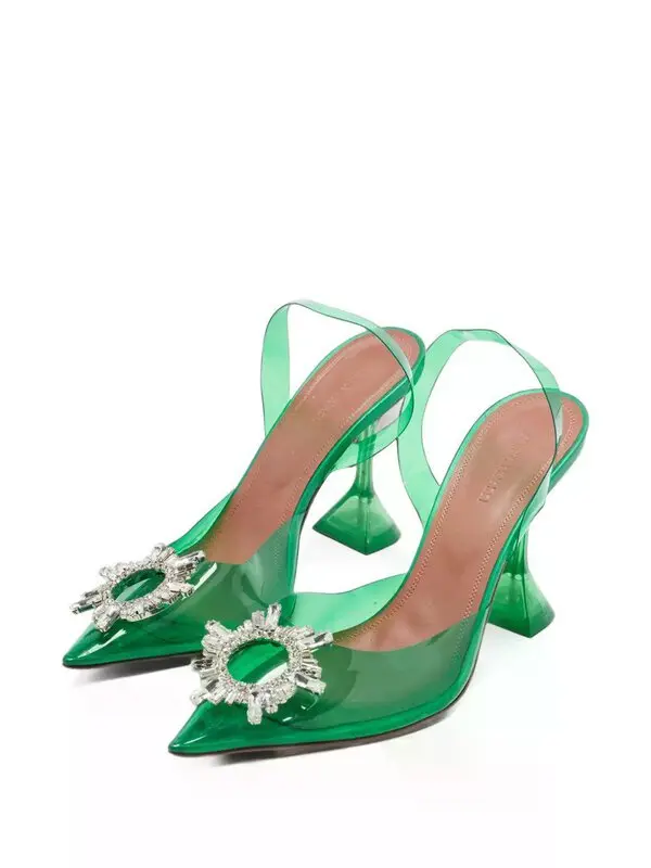 Amina Muaddi Begum Crystal-embellished Pumps