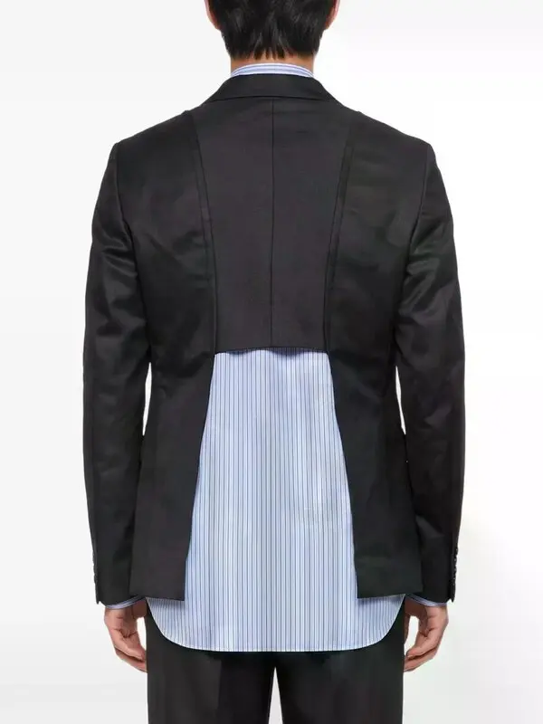 Comme Des Garçons Layered Cut-out Blazer