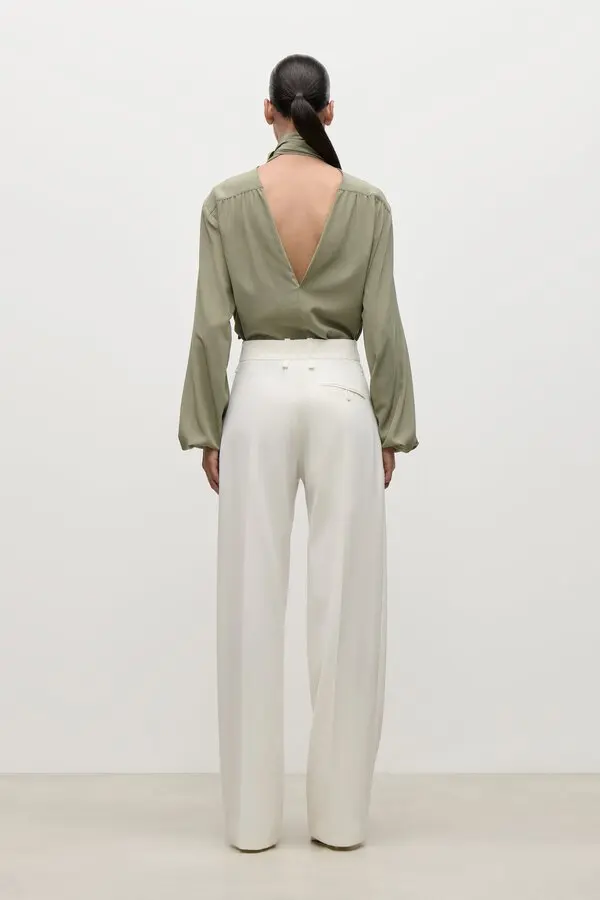 Victoria Beckham Melissa Trouser - Ivory
