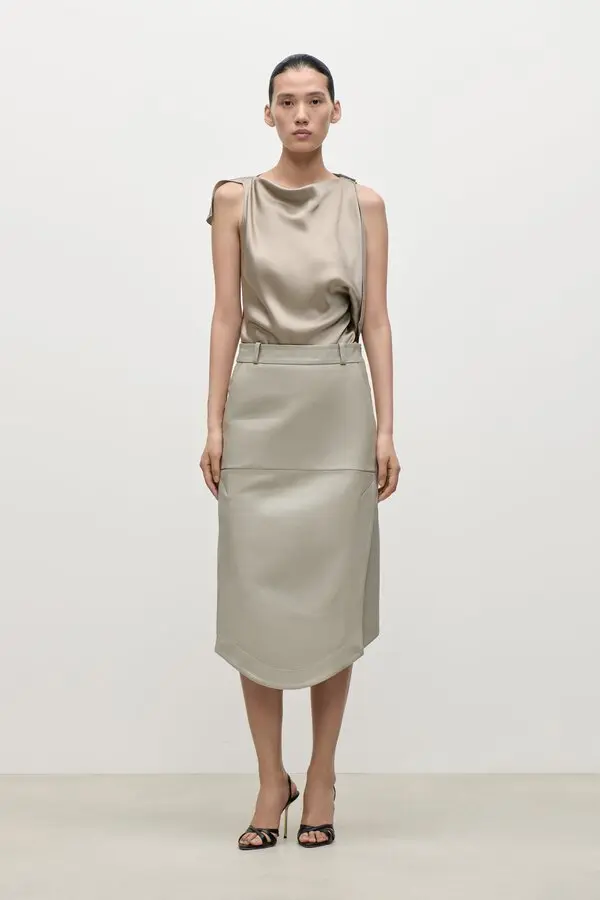 Victoria Beckham Kyra Top - Grey