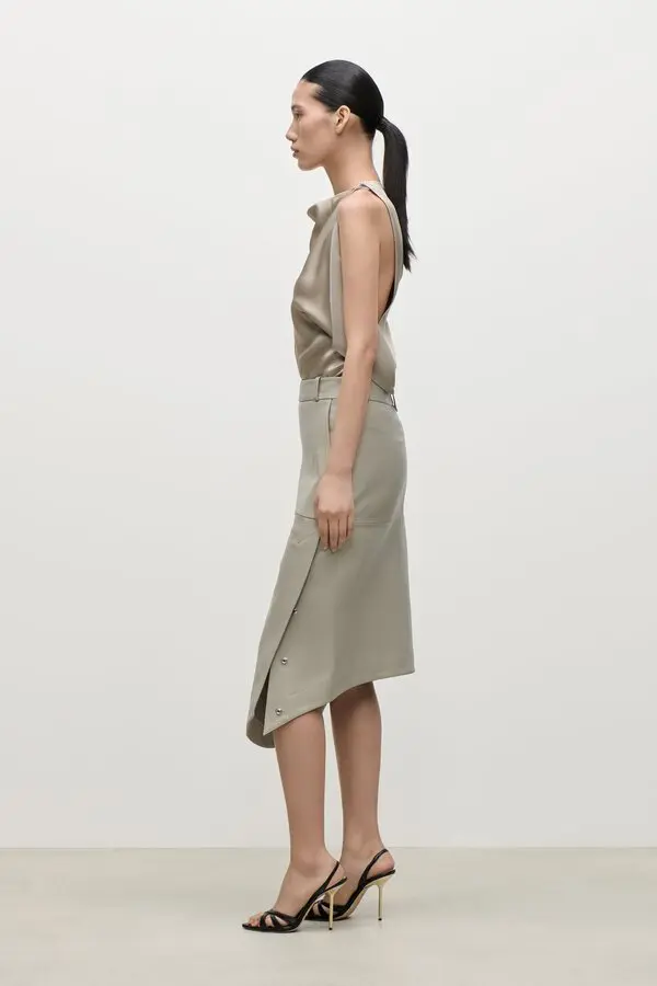 Victoria Beckham Kyra Top - Grey