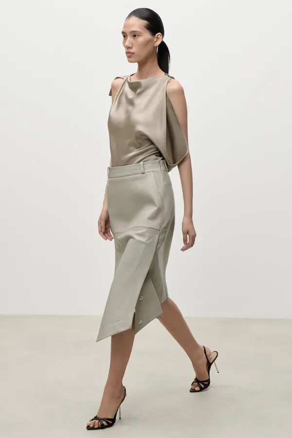Victoria Beckham Kyra Top - Grey