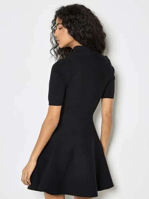 APRICOT Knitted Fit Flare Mini Dress