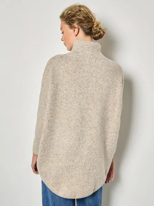APRICOT Rainbow Fleck Cape Jumper