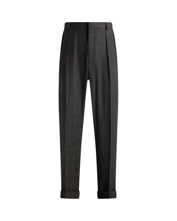 Ralph Lauren Purple Label Hand Tailored Tick Weave Pants