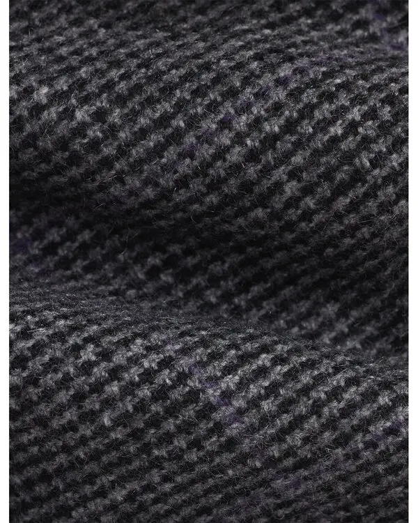 Ralph Lauren Purple Label Mini Tick Weave Wool & Cashmere Tie