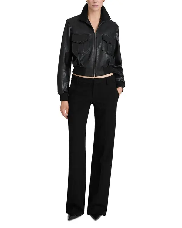 FRAME The Low Wide Leg Trousers