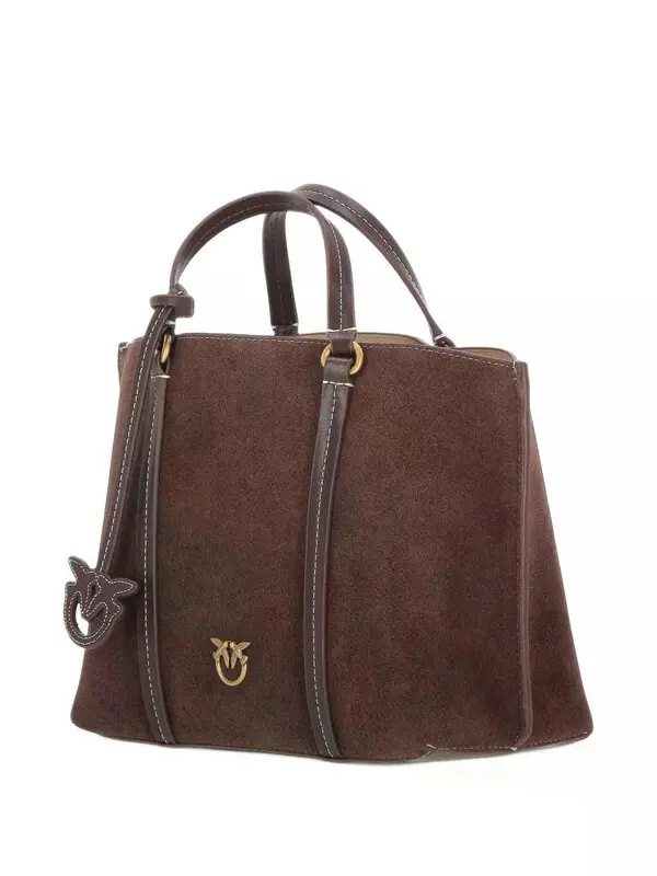 Pinko Love Birds Contrast-stitch Tote Bag