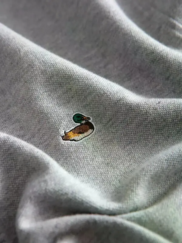 EDMMOND STUDIOS Long-sleeve Logo-embroidered Polo Shirt