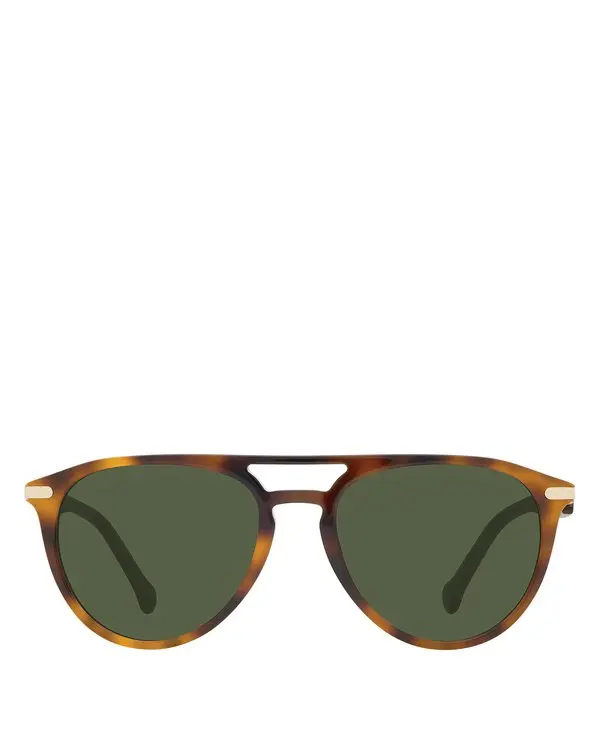 COLORS IN OPTICS Luca Aviator Sunglasses, 55mm - Tortoise