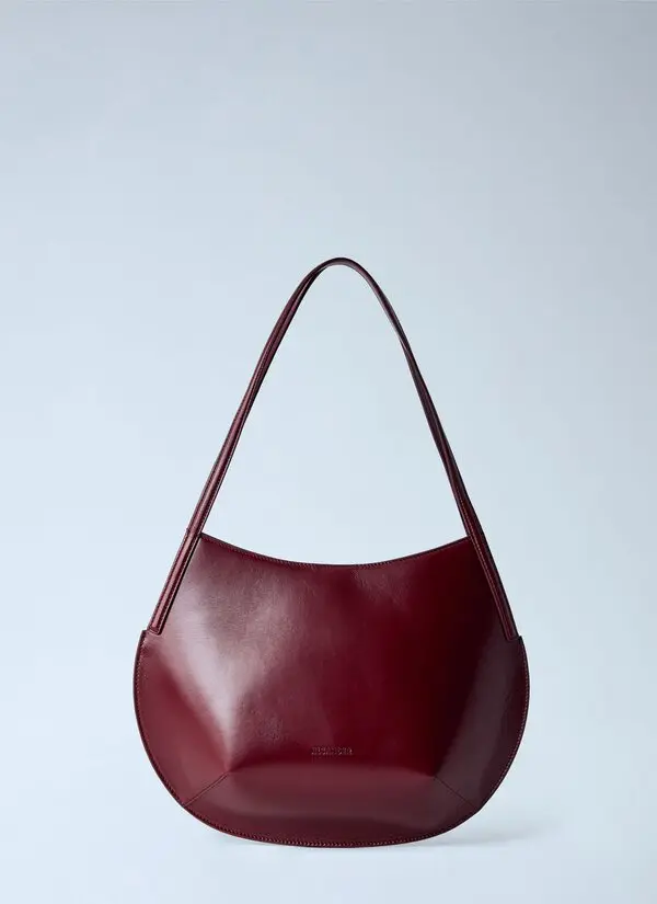 JIL SANDER Kante Shoulder Bag - Red