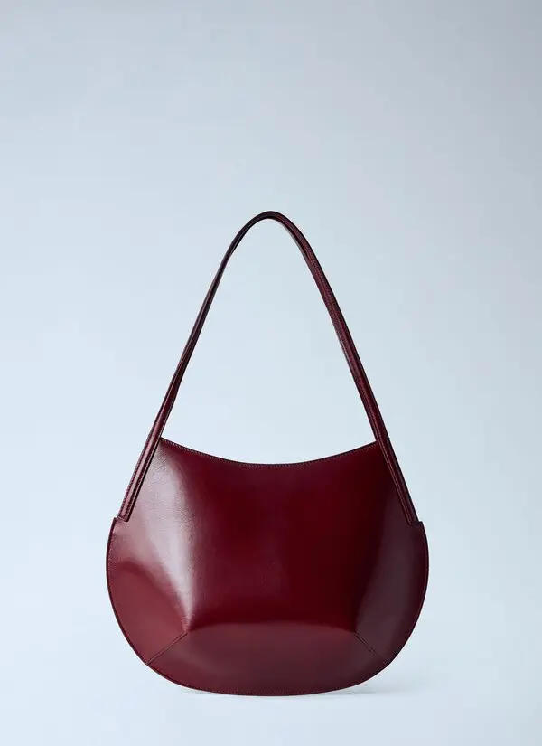 JIL SANDER Kante Shoulder Bag - Red