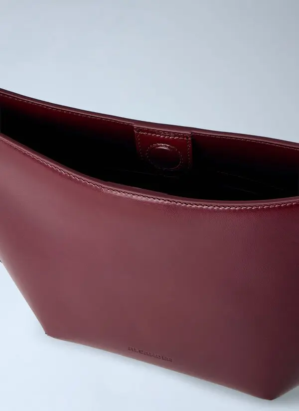 JIL SANDER Kante Shoulder Bag - Red