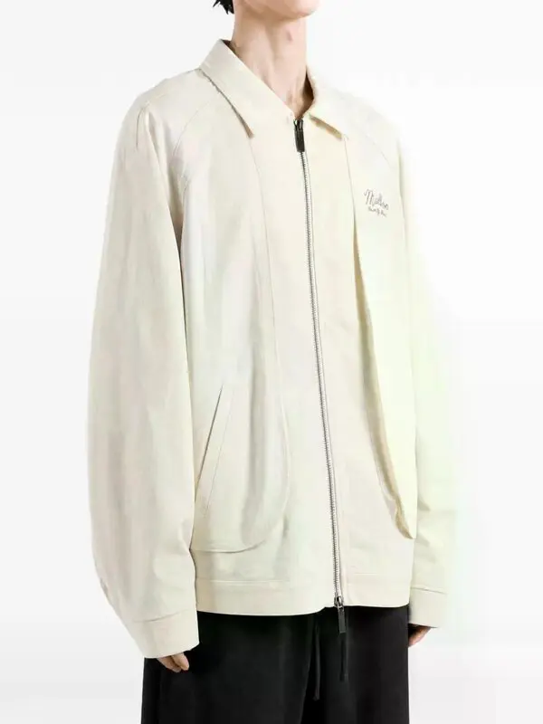 MALBON Field Logo-patch Zip-up Jacket