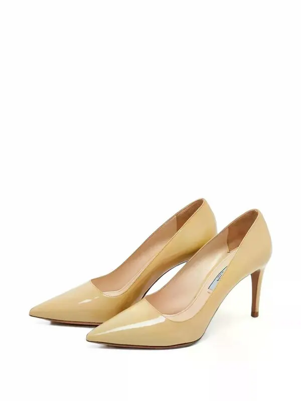 Prada Patent Leather Pointed Toe Pumps