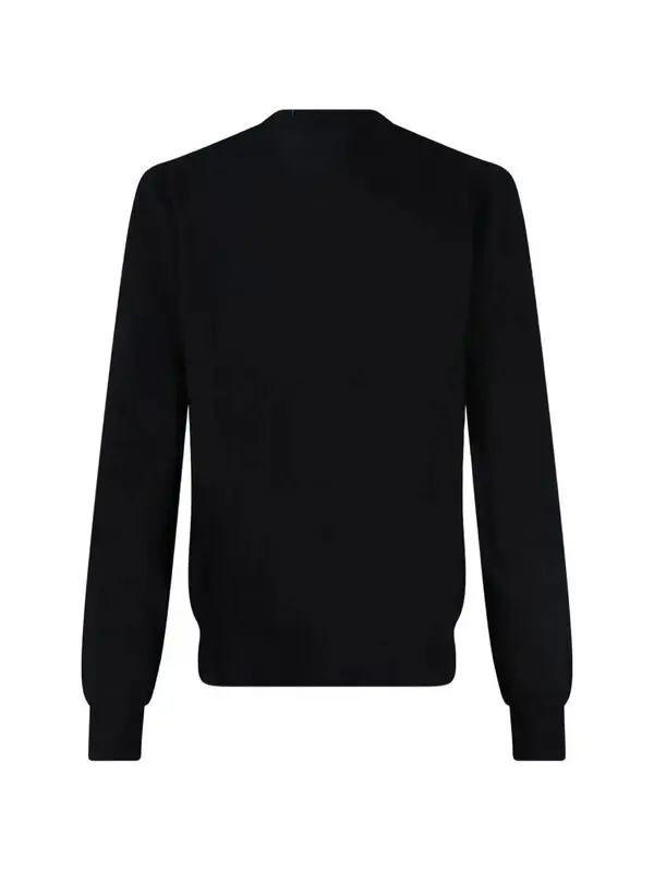 Play Comme Des Garcon Rhinestone-embellished Heart-patch Cardigan