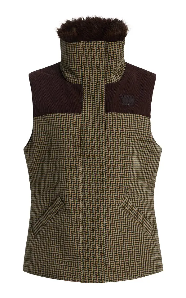 WE NORWEGIANS Glenshee Houndstooth Ski Vest