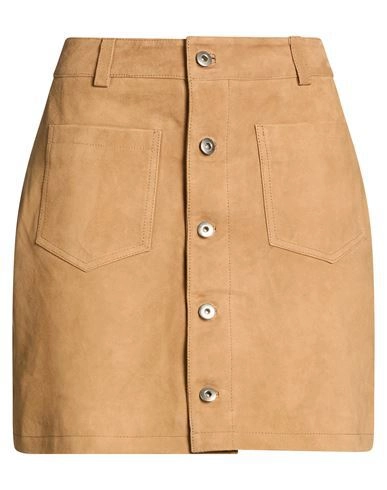 Bolongaro Trevor Mini Skirt Size Goat Skin - Camel
