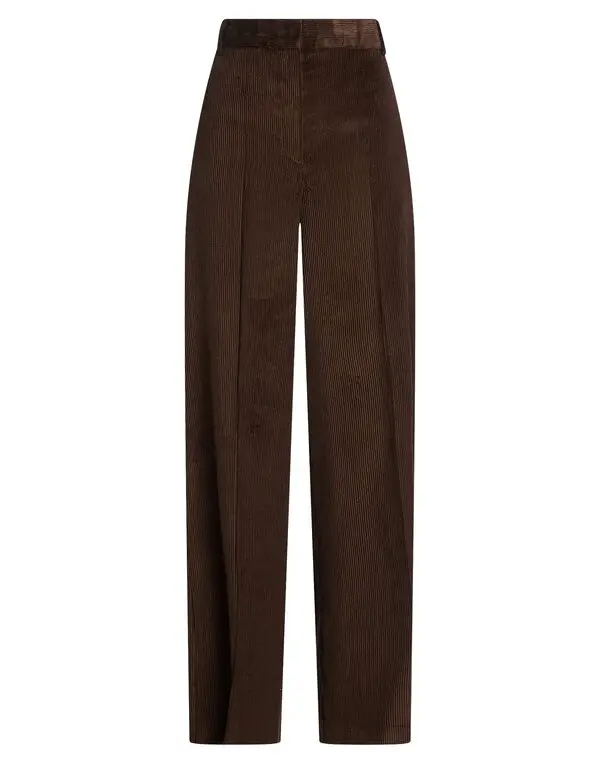 Max & Co. Pants Dark Size Cotton, Lyocell