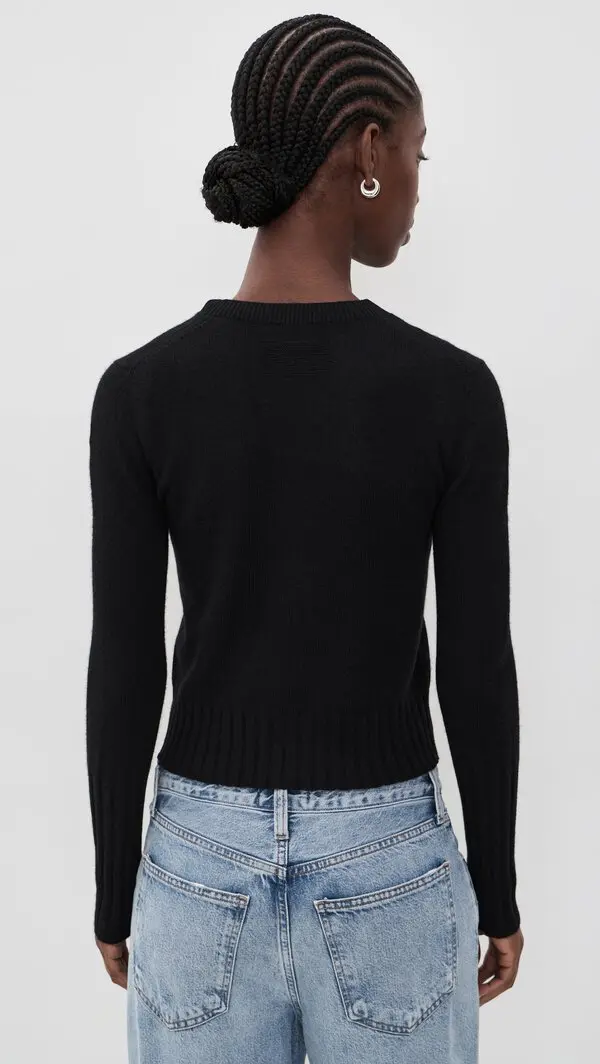 Guest In Residence Shrunken Crew Cashmere Sweater