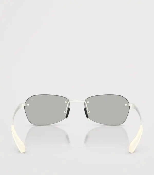 Moncler Orris Irregular Rectangle Sunglasses