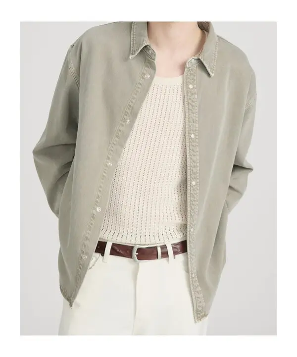 FRAME Relaxed-fit Long-sleeve Overshirt