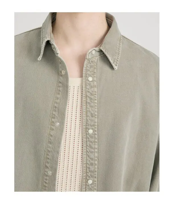 FRAME Relaxed-fit Long-sleeve Overshirt