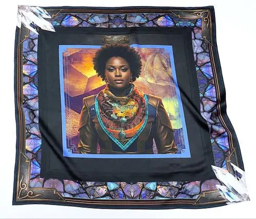 LUNAVERSOUL The Echo's Of The First Star Silk Scarf - Multicolor