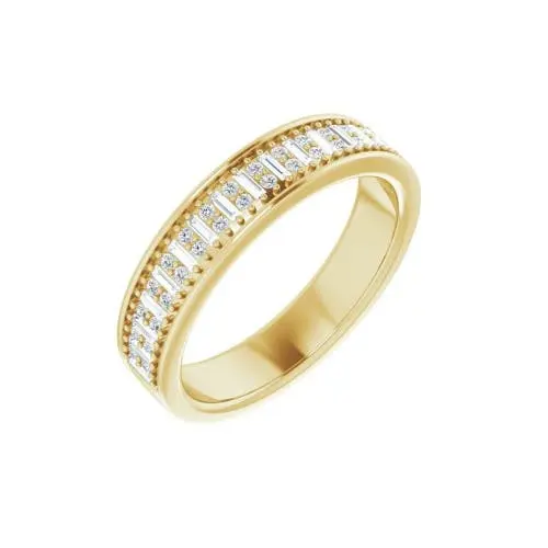 IVY & PEARL CO. 1/3 Ct Natural Diamond Band In 14k Gold