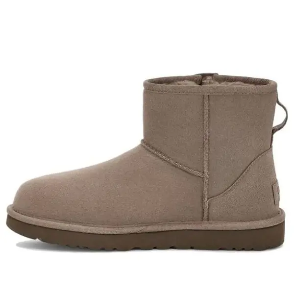 UGG Classic Mini Bailey Zip 'beige Grey - Gray