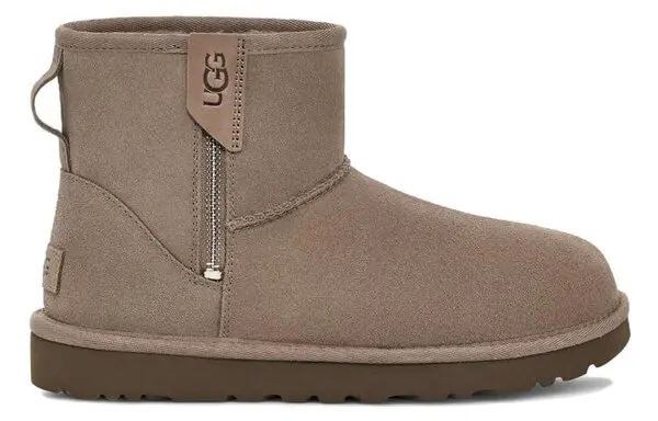 UGG Classic Mini Bailey Zip 'beige Grey