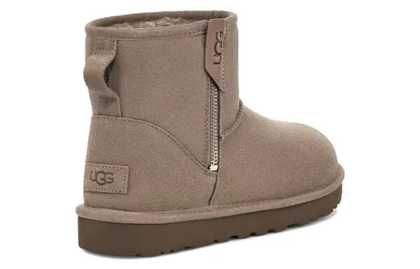 UGG Classic Mini Bailey Zip 'beige Grey