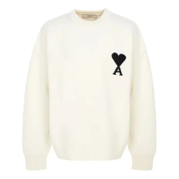 AMI Paris Knitwear 'ivory