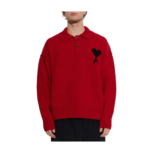 AMI Paris Collar Knitwear
