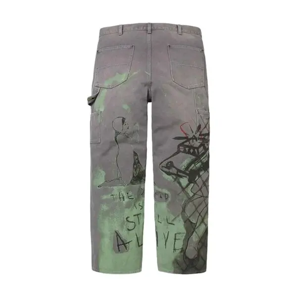Supreme Fw26 X Rita Ackermann Double Knee Painter Pant