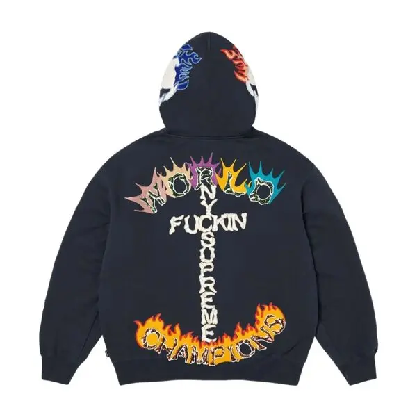 Supreme Fw26 F**k You Zip Up Hooded Sweatshirt