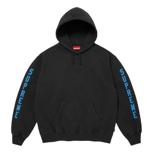 Supreme Fw26 Washed Logo Hooded Sweatshirt