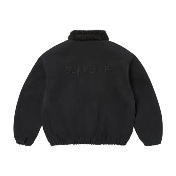 Supreme Fw26 Faux Shearling Lined Bomber Jacket