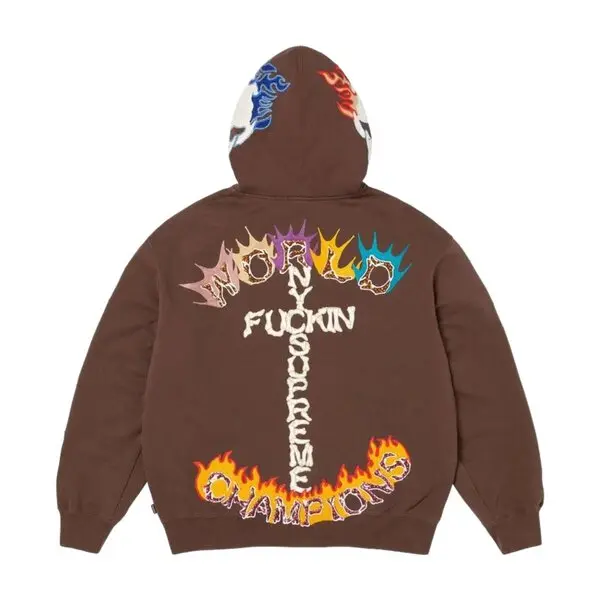 Supreme Fw26 F**k You Zip Up Hooded Sweatshirt