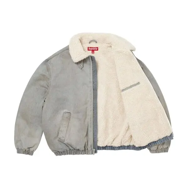 Supreme Fw26 Faux Shearling Lined Bomber Jacket