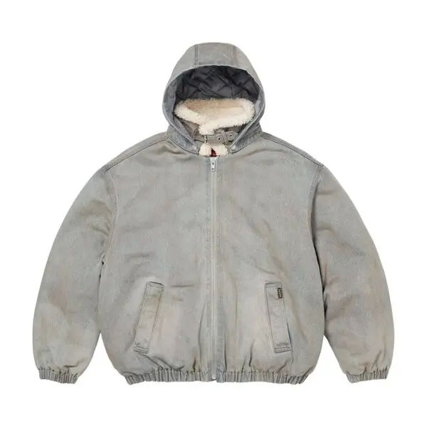 Supreme Fw26 Faux Shearling Lined Bomber Jacket