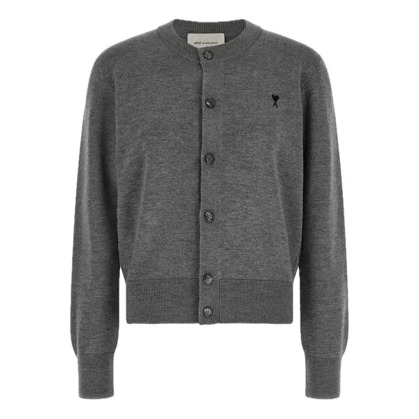 AMI Paris Cardigan - Grey